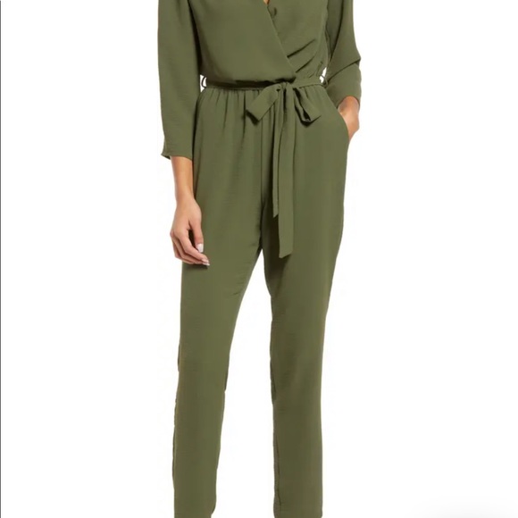 Chico's | Pants & Jumpsuits | Nwt Chicos Army Green Pant Suit With ...